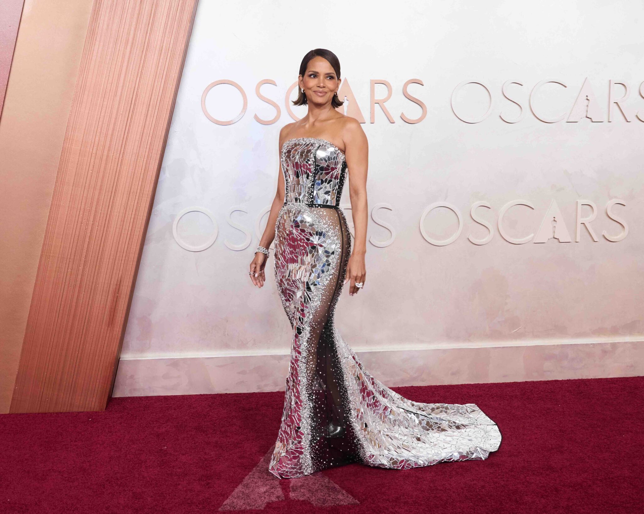 Halle Berry Red Carpet Best Dress: Oscars 2025 Stunner in a Mirrored Masterpiece – FAB FIVE ...